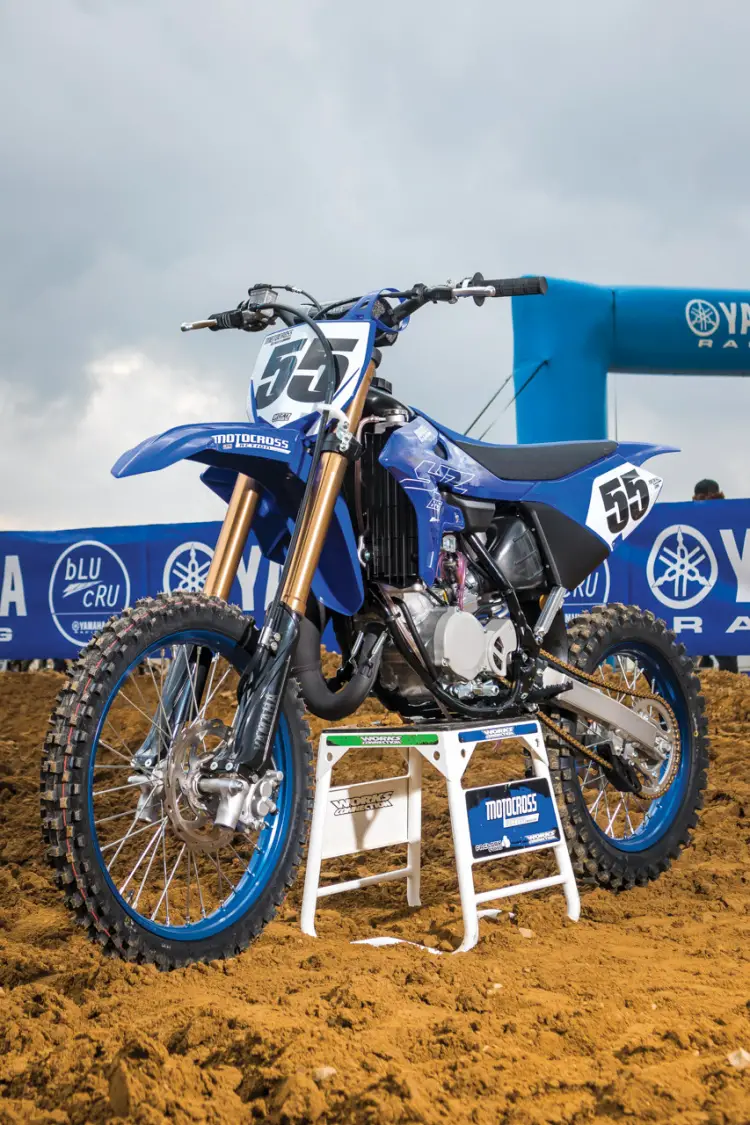 TEST DE COURSE MXA: LE VRAI TEST DE LA GRANDE ROUE YAMAHA YZ2022 / YZ85 ...
