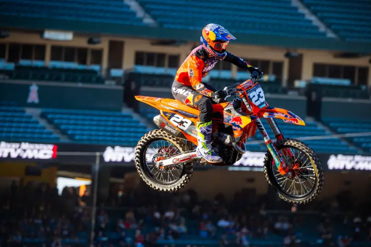 250 MAIN EVENT RACE RESULTS // 2025 ANAHEIM 1 SUPERCROSS - Motocross ...
