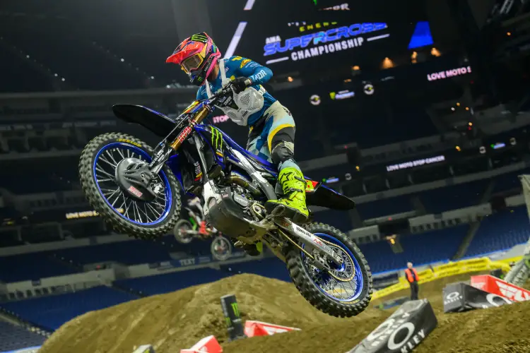 2025 SUPERCROSS POINT STANDINGS (AFTER ROUND 8 OF 17)